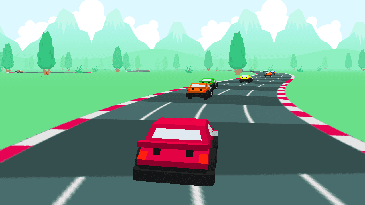 3d racing game - a game example from the GDevelop game making app ...