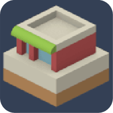 City builder - a game example from the GDevelop game making app | GDevelop