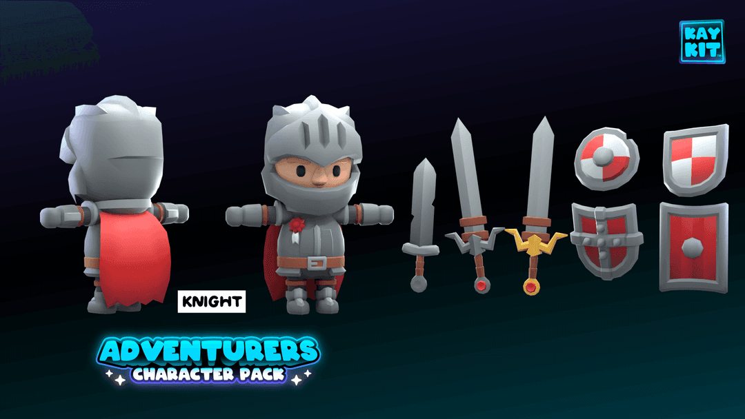 KayKit Adventurers Character - a premium asset pack to build games with ...