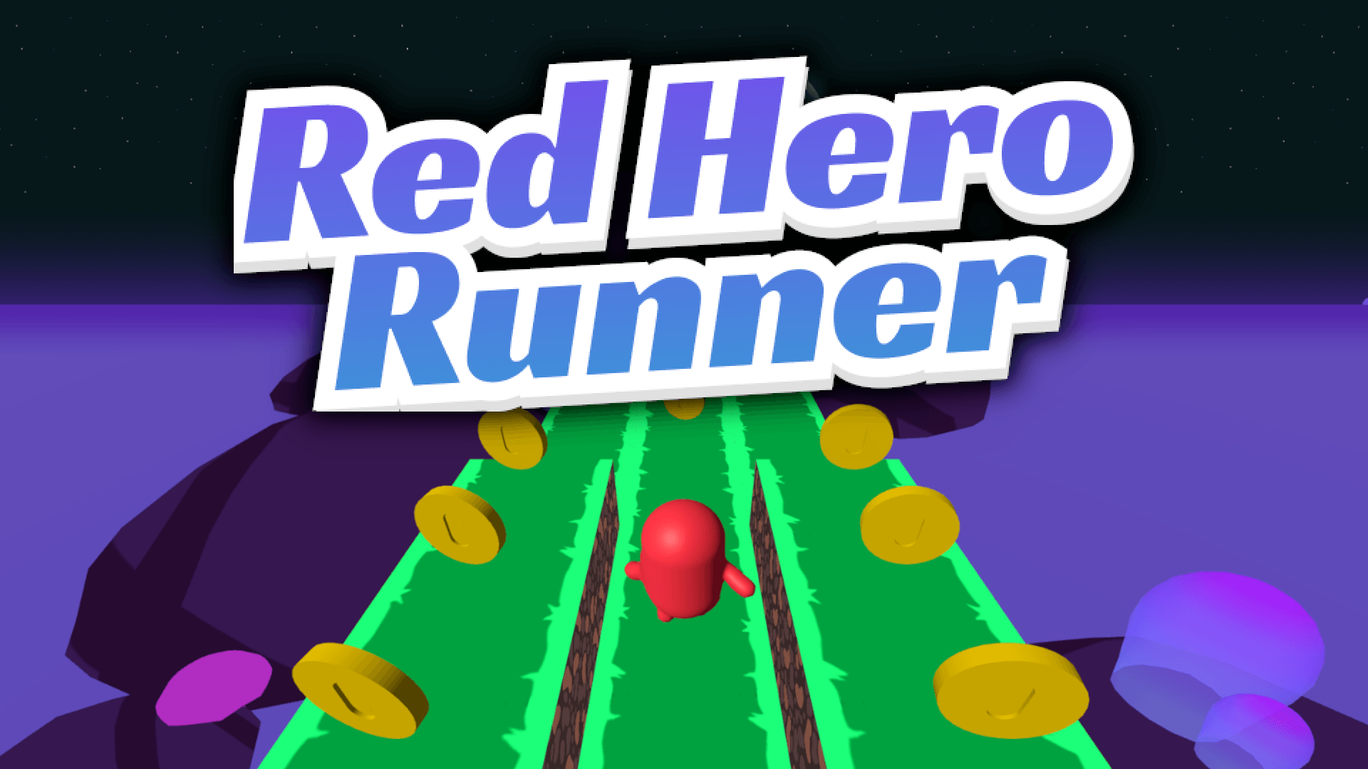 3D Red Hero Runner - a premium game template for GDevelop. | GDevelop